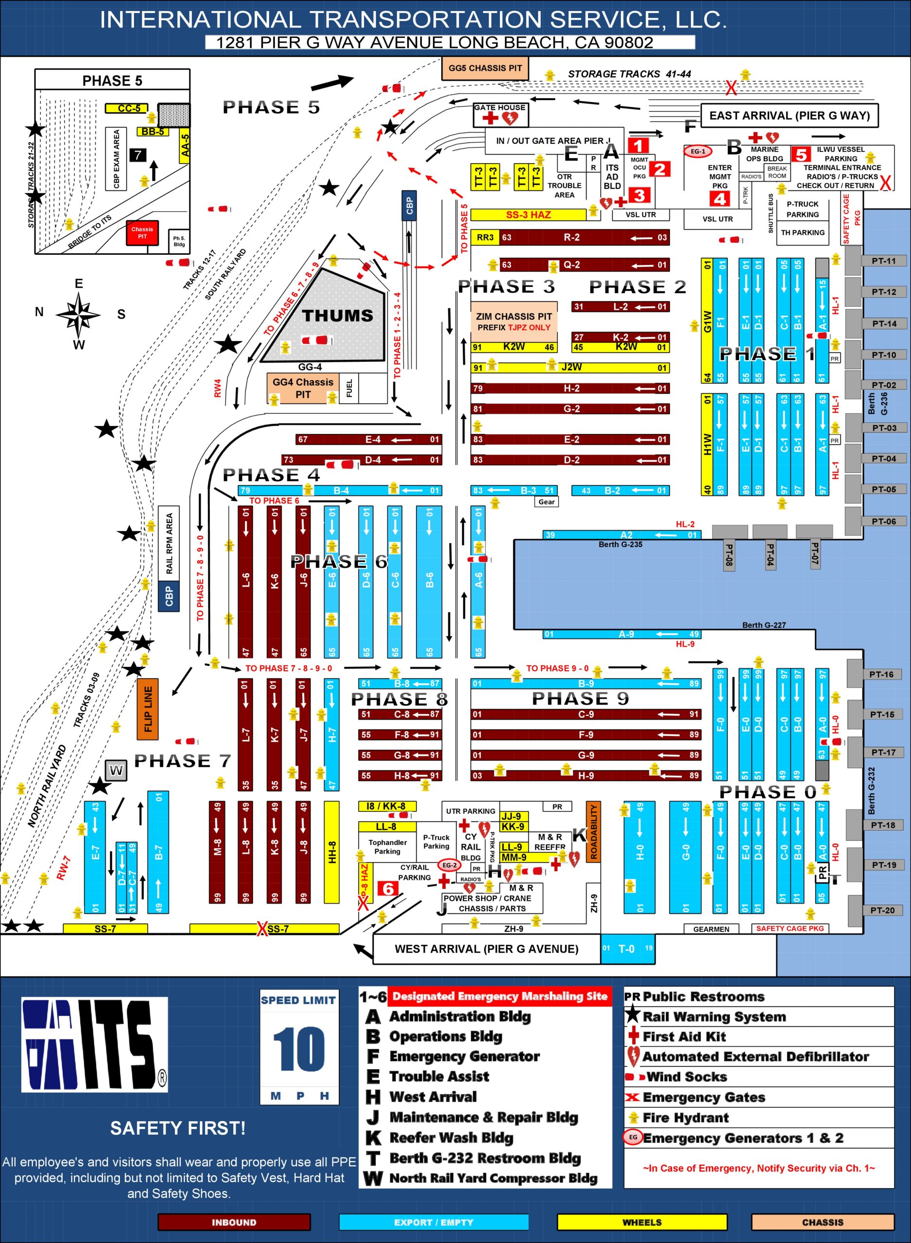 Yard Map - International Transportation Service, LLC.